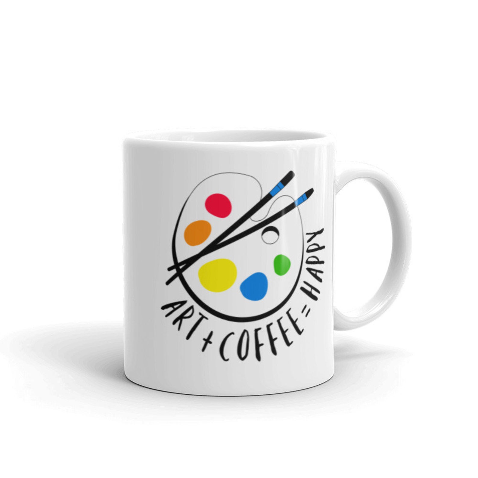 Artist Coffee Mug, Art Teacher Mug, Art Teacher Gift, Painter Mug ...