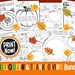HALLOWEEN & THANKSGIVING Activity Bundle and Coloring Pages - Etsy
