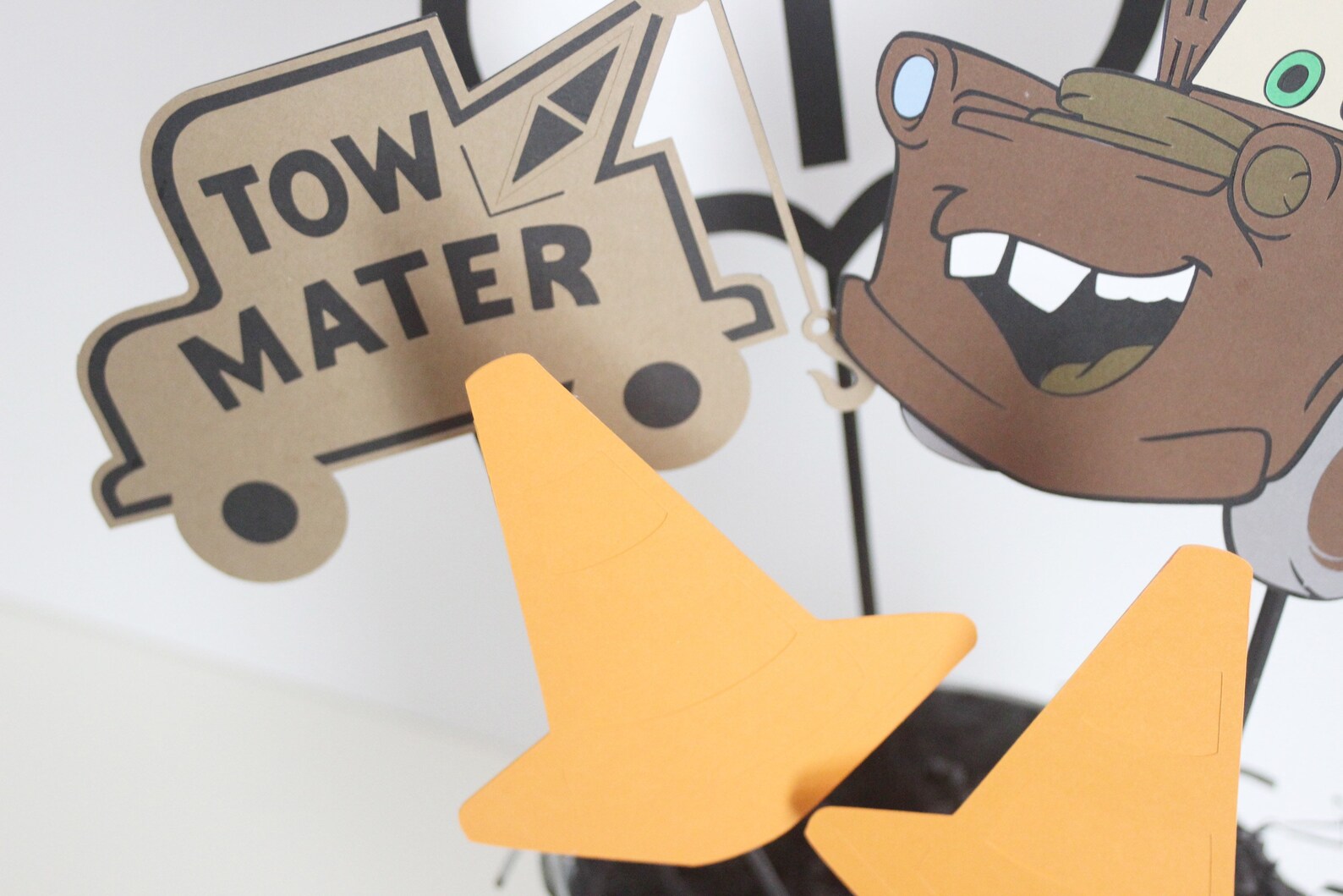 Pixar Cars Birthday Centerpiece//tow Mater//movie Cars - Etsy