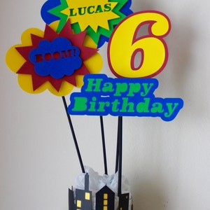 Superhero Birthday Party Bundle//superhero Banner//superhero ...