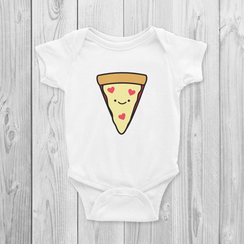 Pizza Onesie, Bodysuit, Cute, Vegan Baby Gifts, Vegan Baby Shower ...