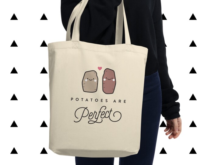 Potatoes Are Perfect Tote Bag, Vegan, Vegetarian, Plant Based, Foodie ...