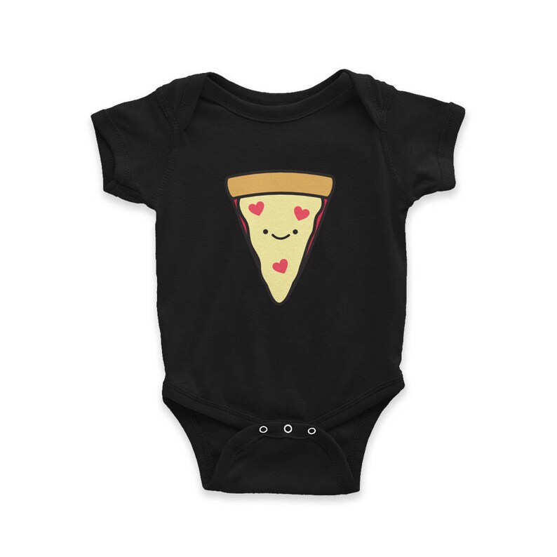 Pizza Onesie, Bodysuit, Cute, Vegan Baby Gifts, Vegan Baby Shower ...