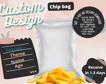 Custom Taki's Chip Bag - Etsy