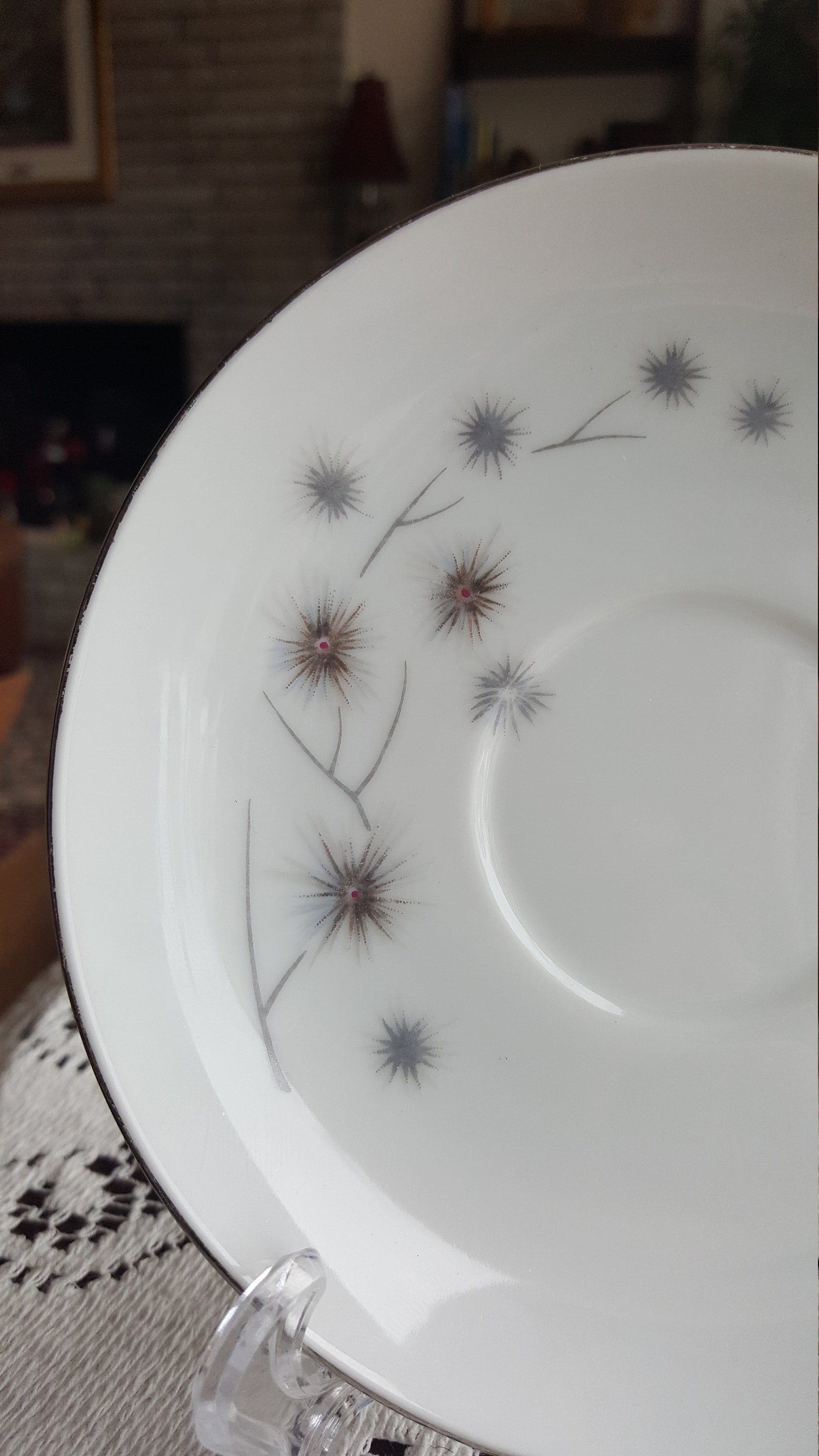 Set for 8 Guests Creative Fine China 16 Piece Cup Saucer China | Etsy