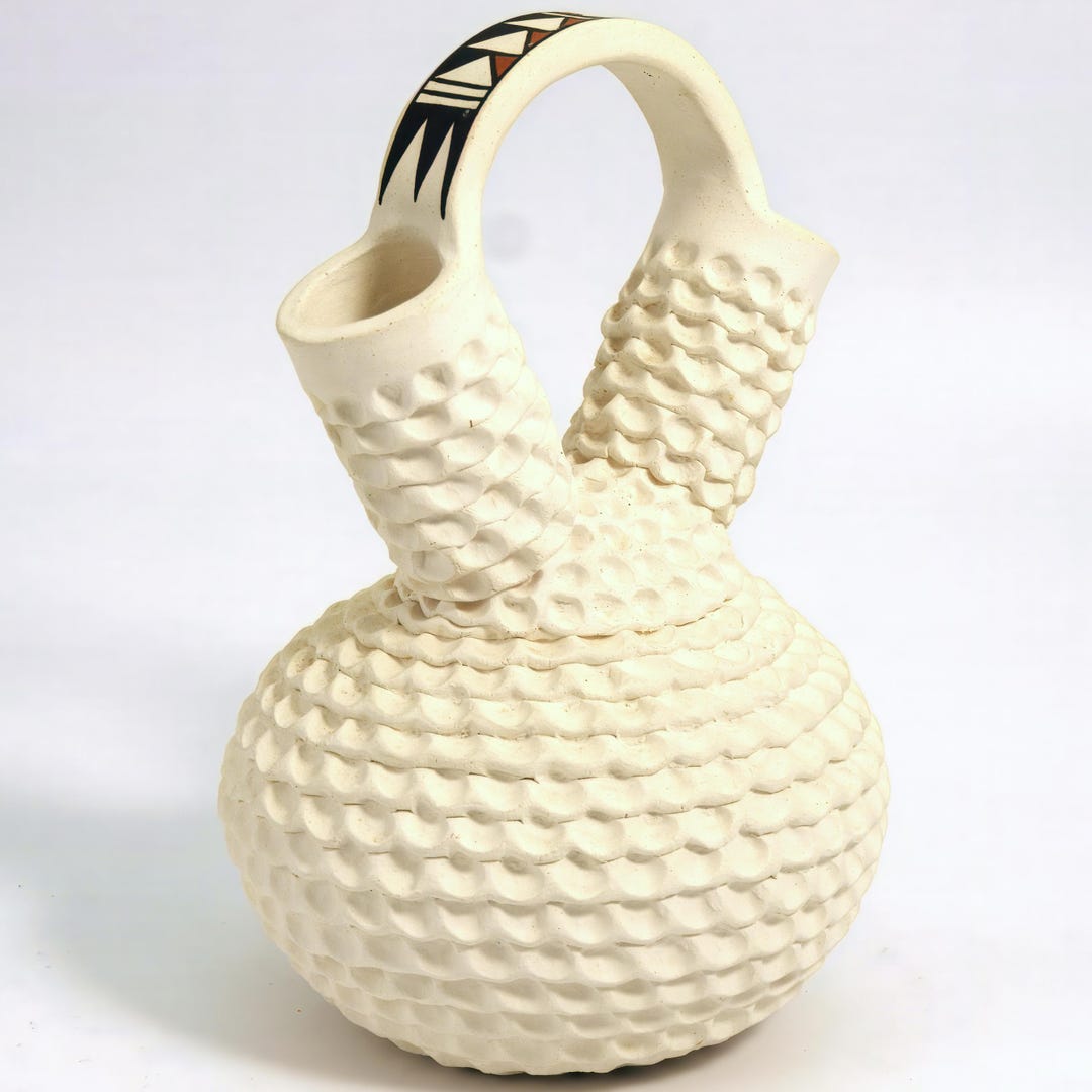 Signed Acoma Pueblo Vase for Native American Wedding Vase Rustic Decor ...