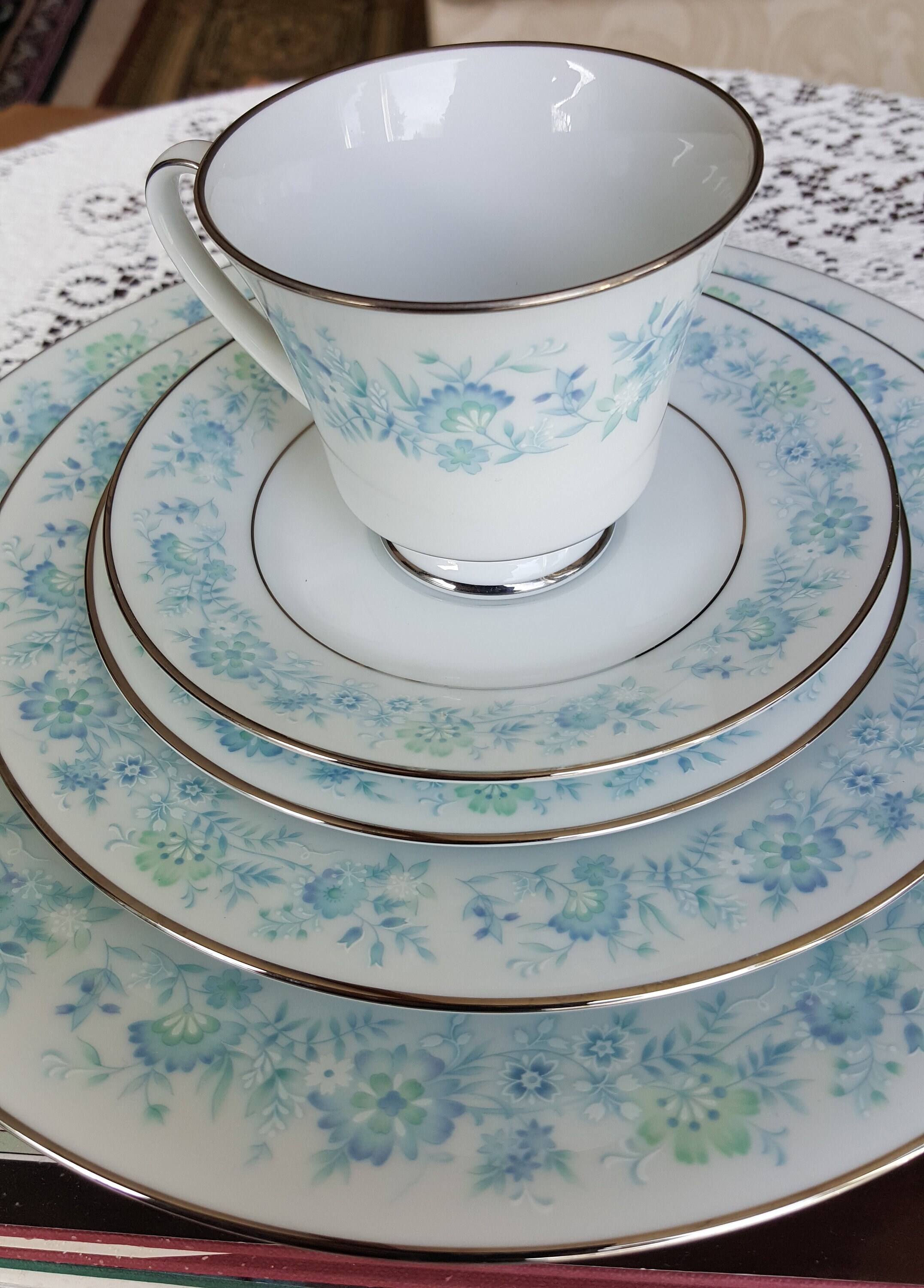 Set for 4 Noritake Milford 20 Piece Fine Dinnerware High-end - Etsy