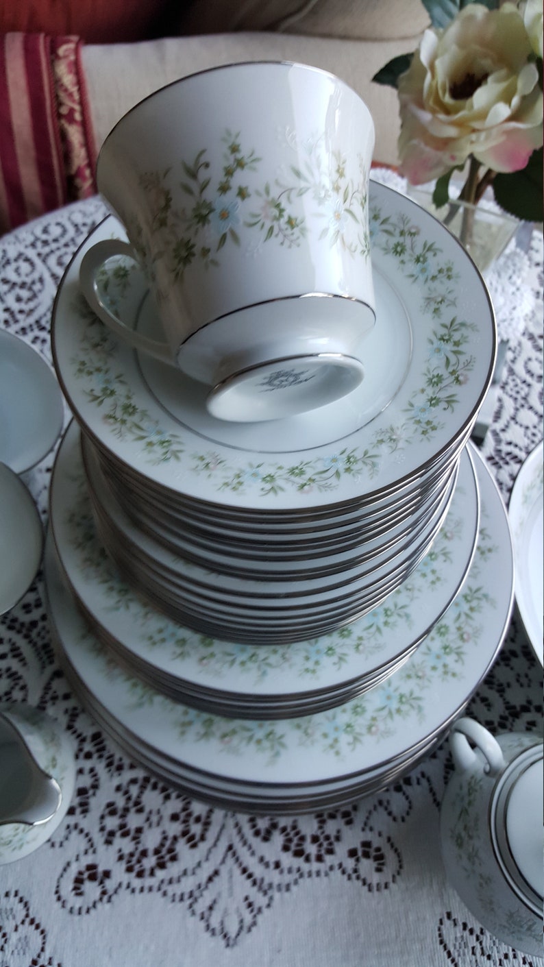 China Set for 8 Noritake Savannah Complete Dinnerware Set 45 - Etsy