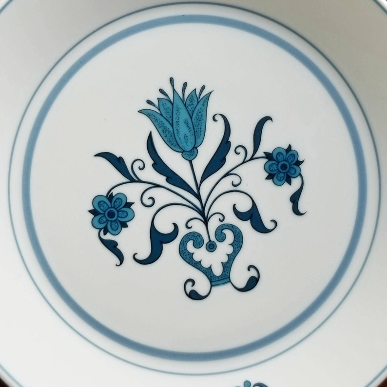 Breakfast for 6 Blue Haven China Set Tea Cup Saucer and Bread - Etsy