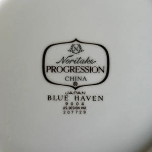 Breakfast for 6 Blue Haven China Set Tea Cup Saucer and Bread Plates ...