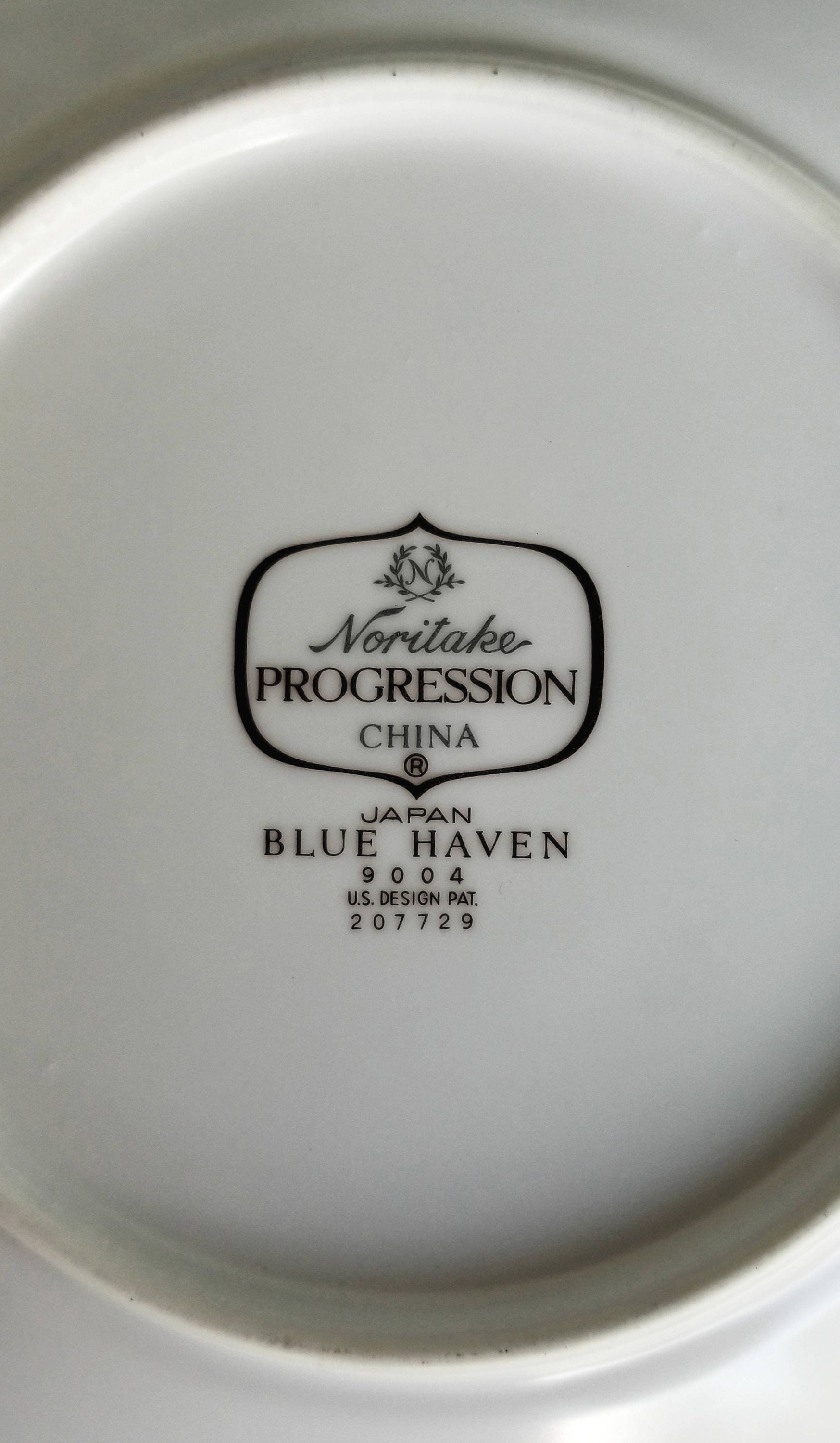 Breakfast for 6 Blue Haven China Set Tea Cup Saucer and Bread - Etsy