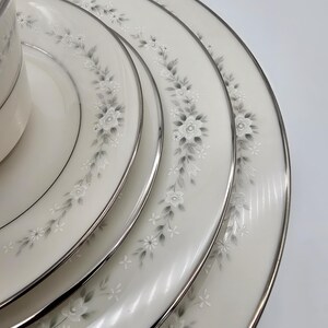 Noritake Heather 40-piece China Set, Set for 8, Vintage Floral Pattern ...
