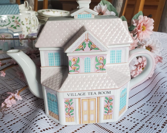 Teapot Lenox Village Collection Tea Room Gorgeous Porcelain - Etsy