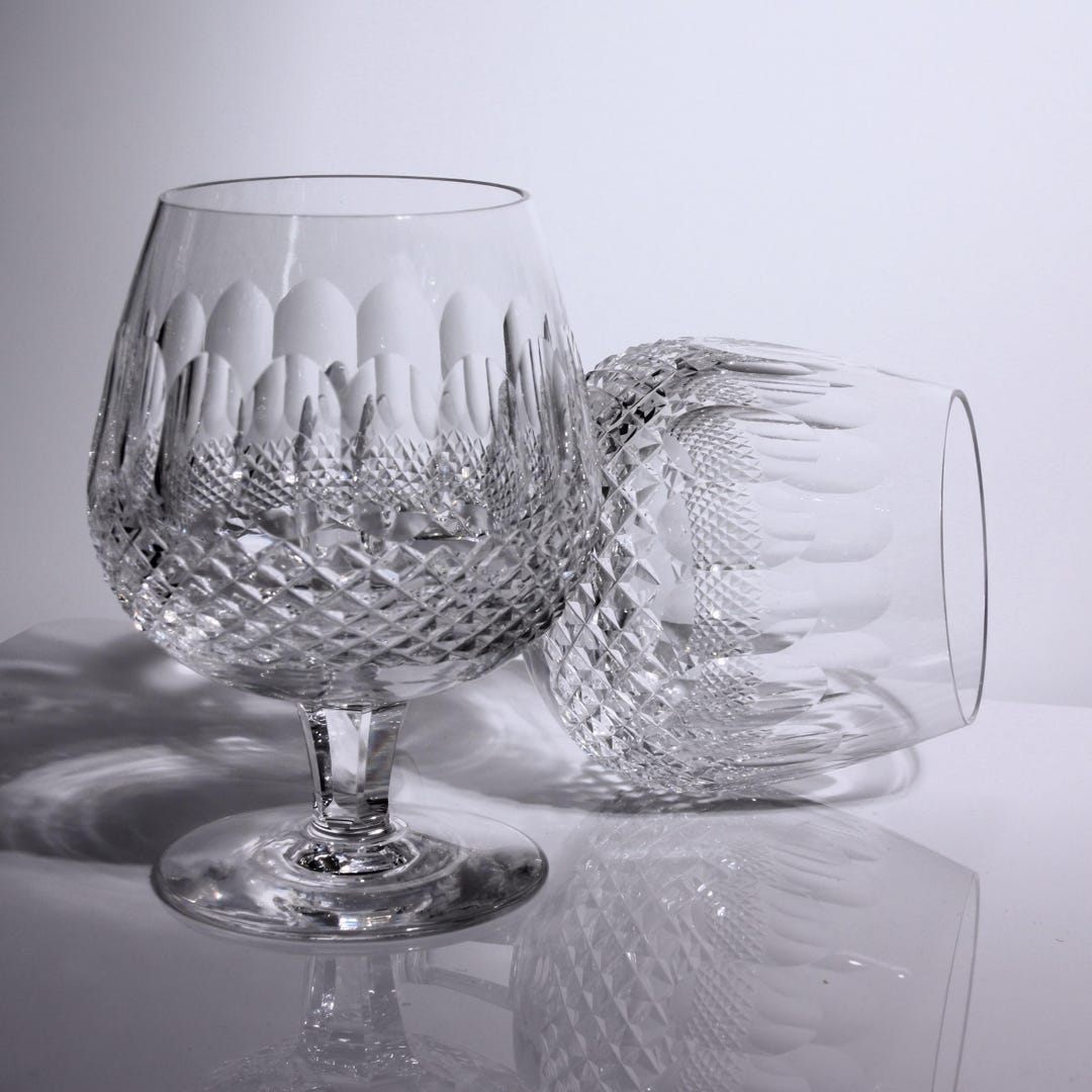 Two (2) Waterford Colleen Large Cognac Whiskey Brandy Glass Snifter ...