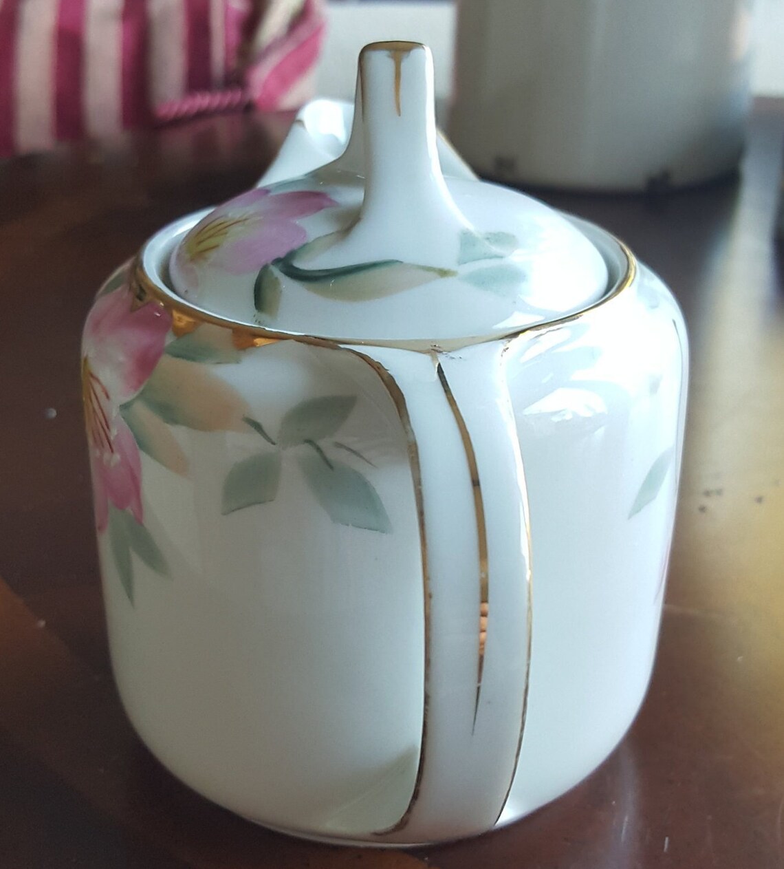 Noritake Azalea Syrup Pot With Lid Luxury China Set Hand - Etsy