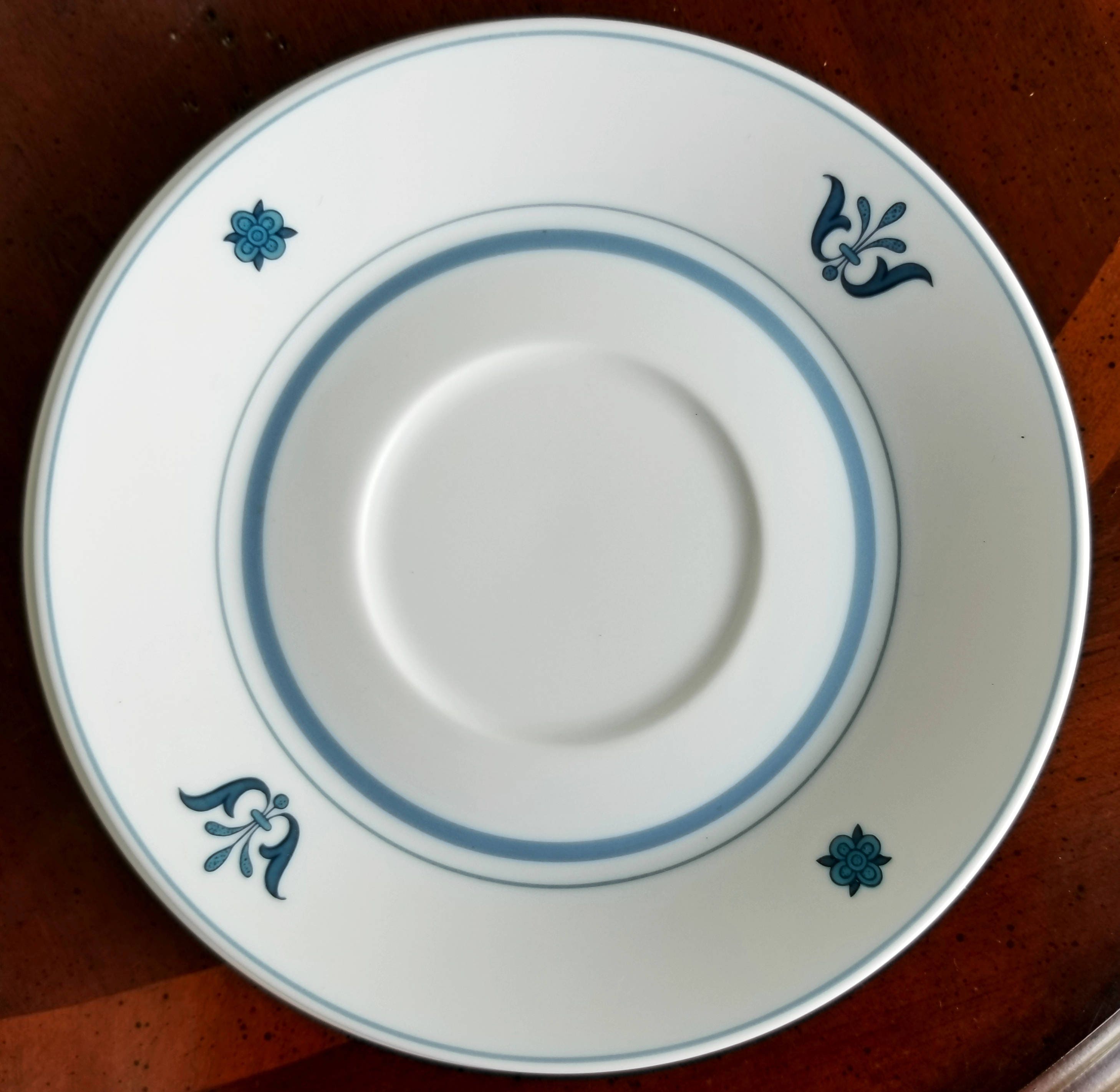 Breakfast for 6 Blue Haven China Set Tea Cup Saucer and Bread - Etsy