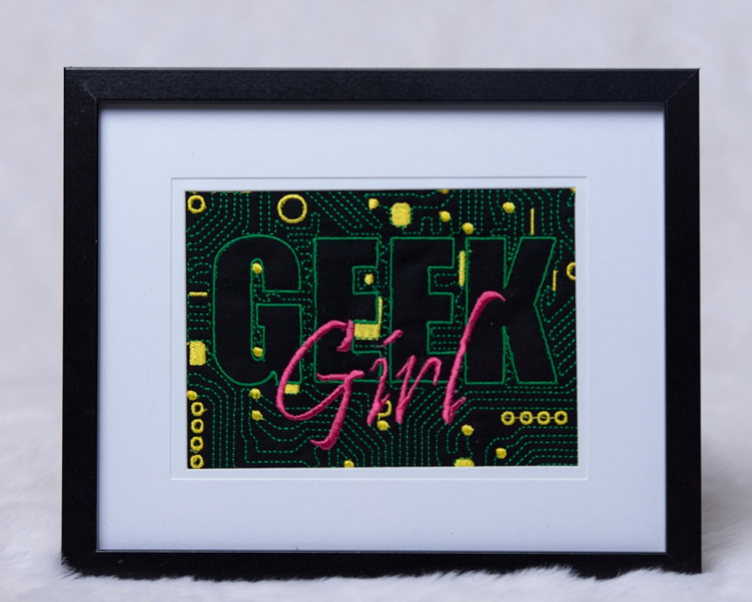 Geek Girl Wall Art - Etsy