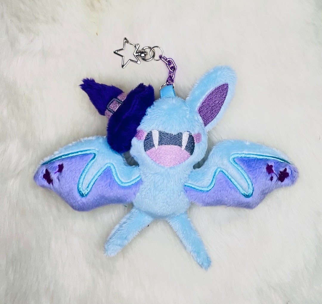 Fancy Dress Bat Plush Keychain - Etsy