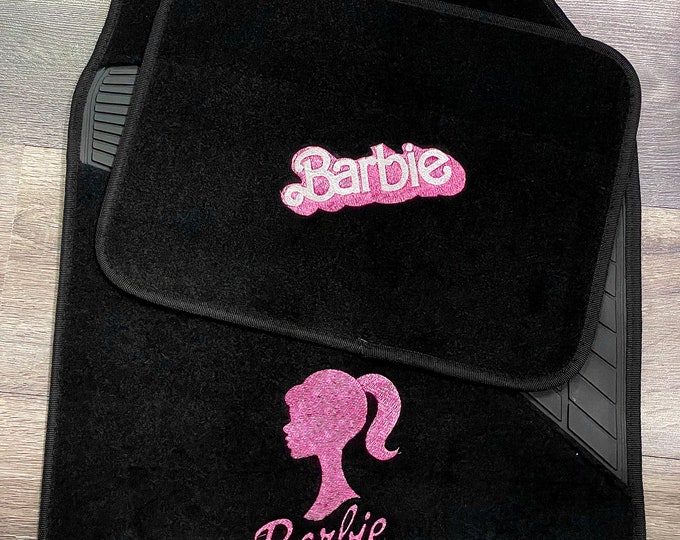 Barbie Car Mat | Floor Mat | Barbie Car Decor | Girly Car Accessories ...
