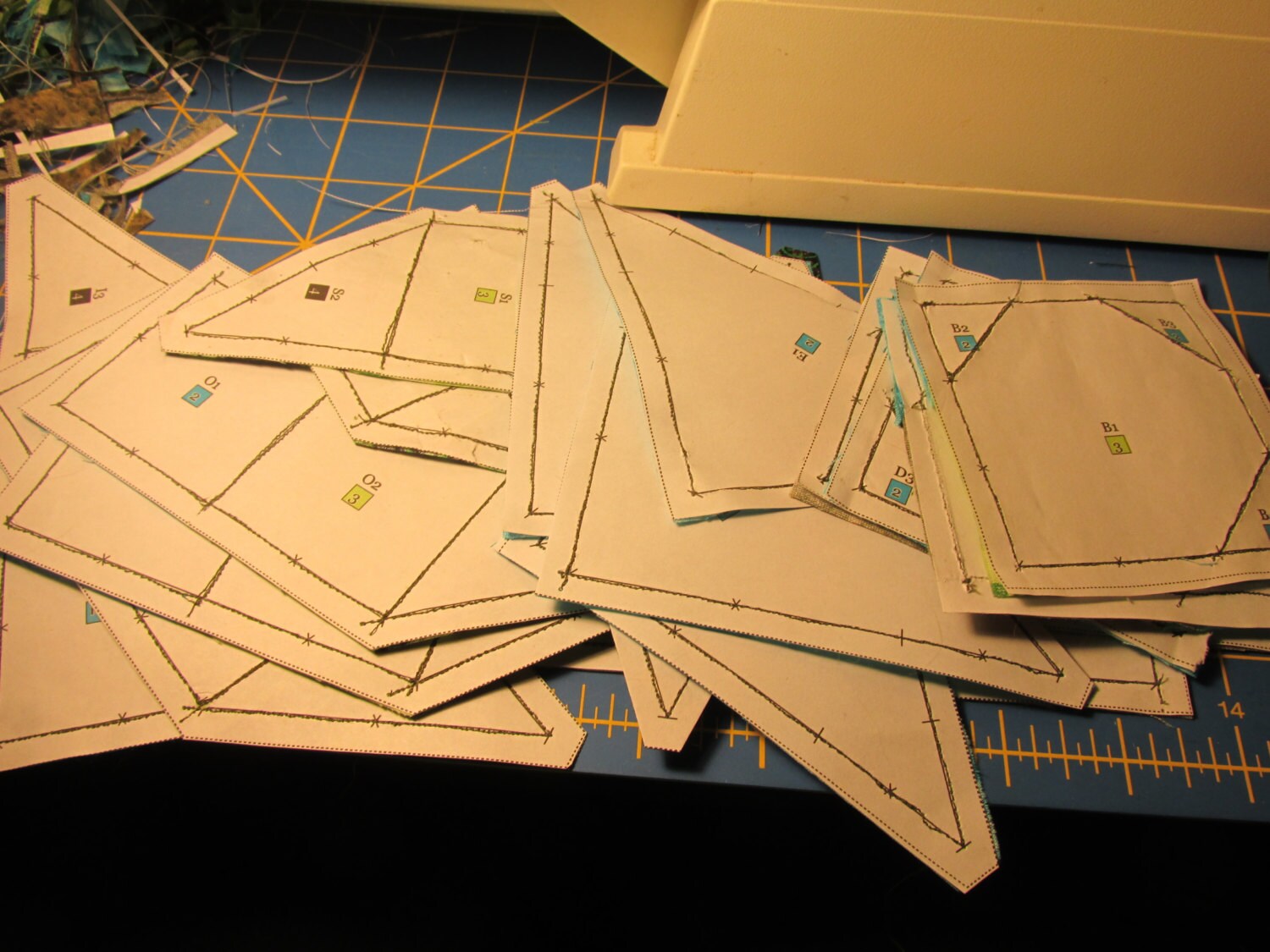 Shamrock Quilt Block Pattern (normal Piecing and Paper Piecing) - Etsy