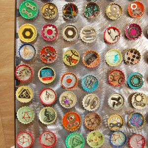 5 Bottle Cap Fridge Magnets - Etsy