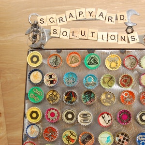 5 Bottle Cap Fridge Magnets - Etsy