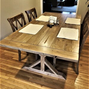 Rustic Dining Table, Farmhouse Table, Reclaimed Wood, Barn Wood - Etsy