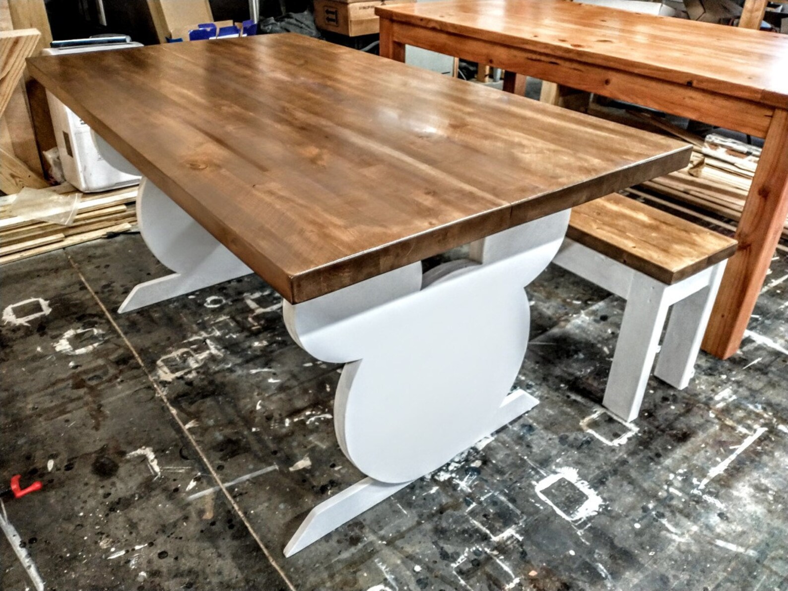 Rustic Farmhouse Dining Table Disney World Mickey Mouse - Etsy