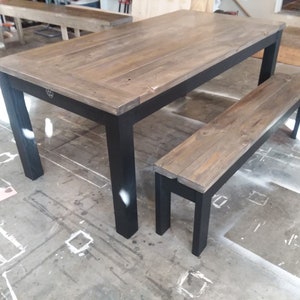 Extra Large Farmhouse Table, Long Farm Table, Custom Wood Table, Rustic ...