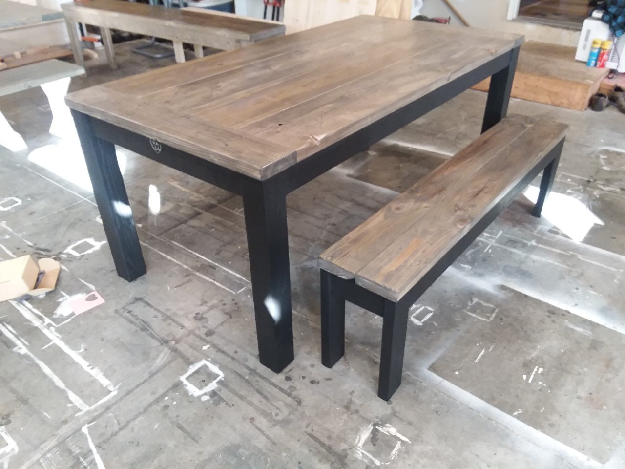 Extra Large Farmhouse Table Long Farm Table Custom Wood - Etsy Canada