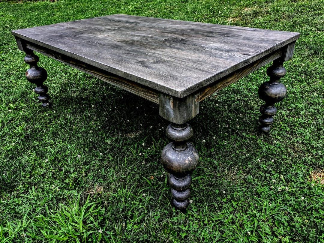 10' Sexy Leg Table and Matching Bench - Etsy