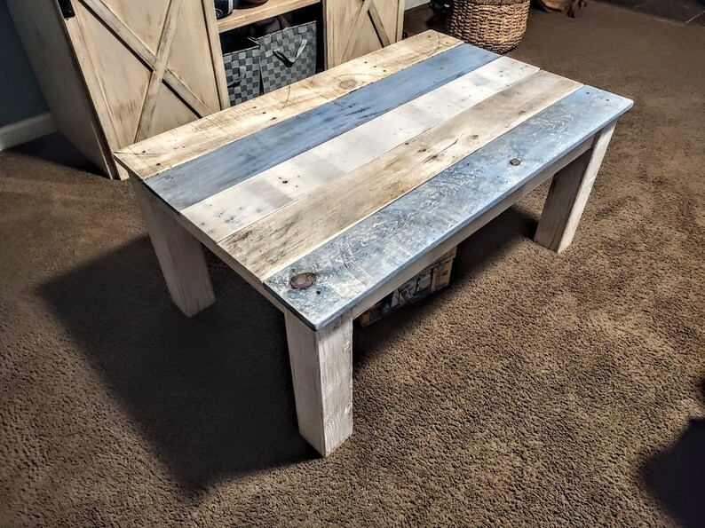 Rustic Farmhouse Coffee Table Beachy Coffee Table Dining - Etsy