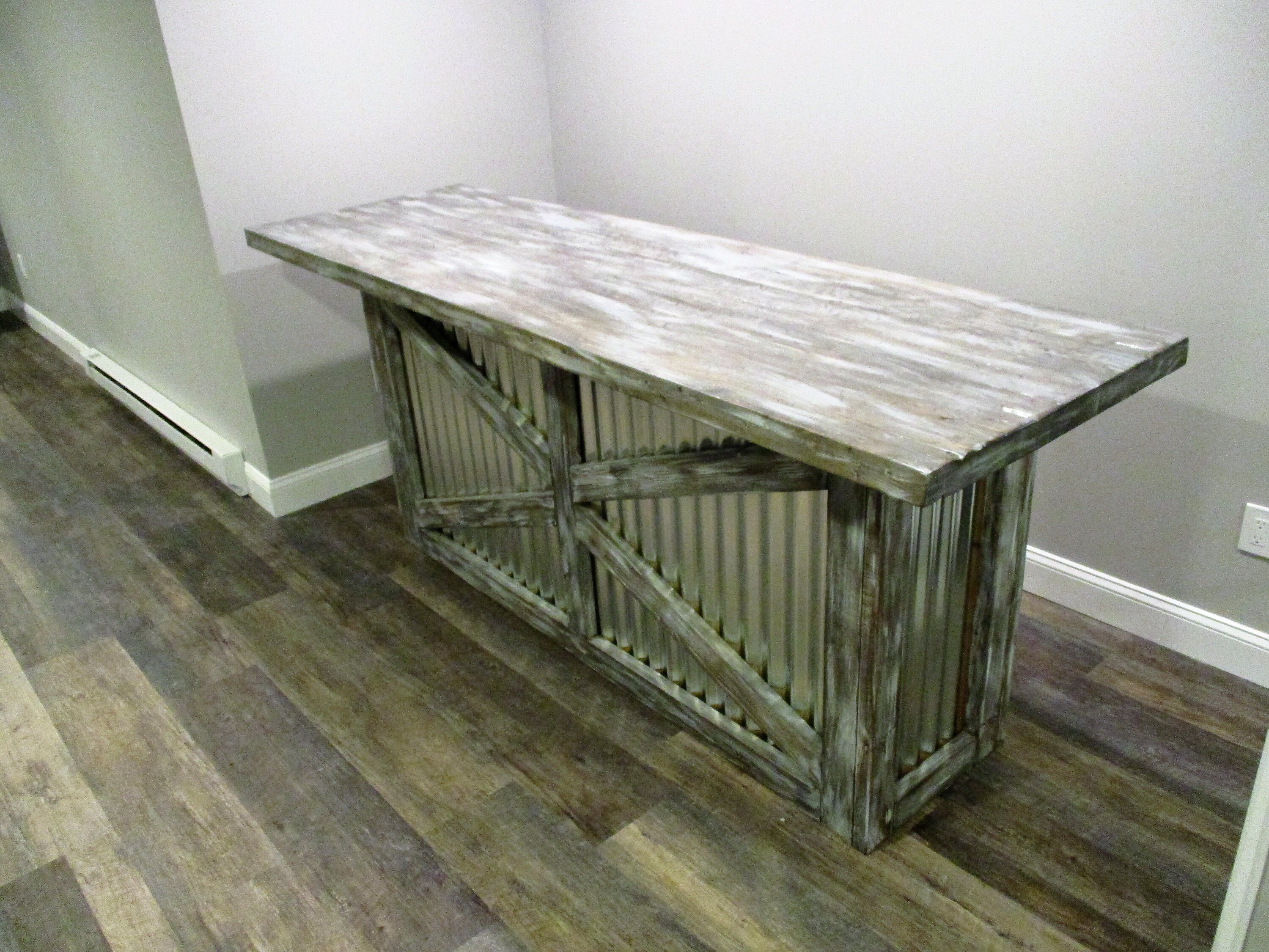 Rustic Bar Reception Desk - Etsy