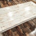 Farmhouse Dining Table Whitewash Rustic - Etsy