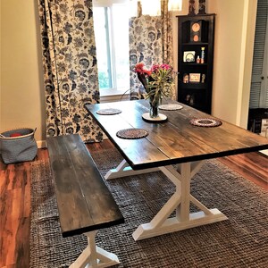 Rustic Dining Table Farmhouse Table Reclaimed Wood Barn - Etsy