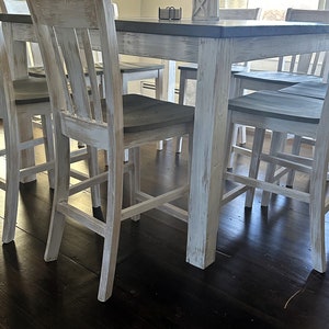 Rustic Farmhouse Dining Table, Dining Room Set, Beach Table ...