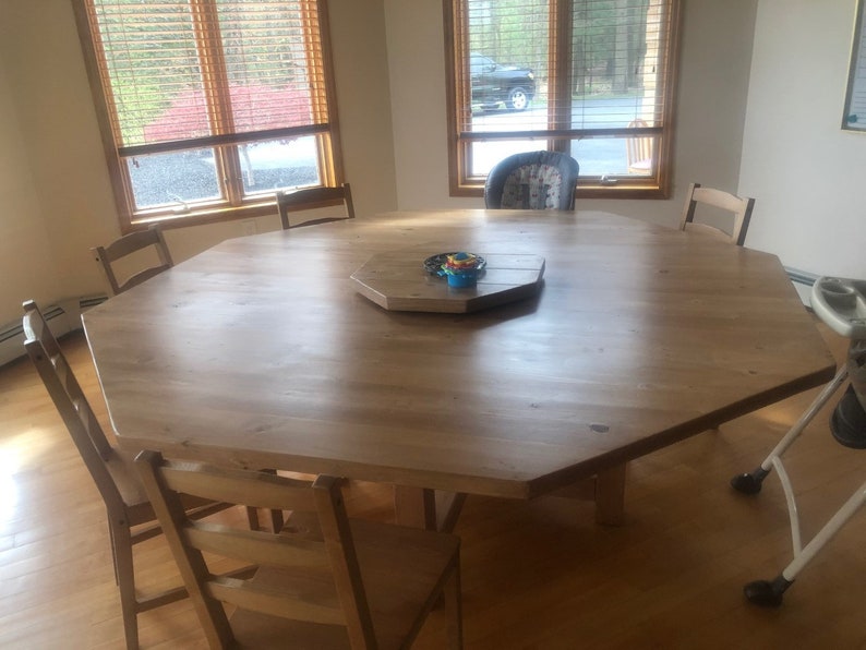 Round Farmhouse Dining Table Round Table Round Dining Table - Etsy