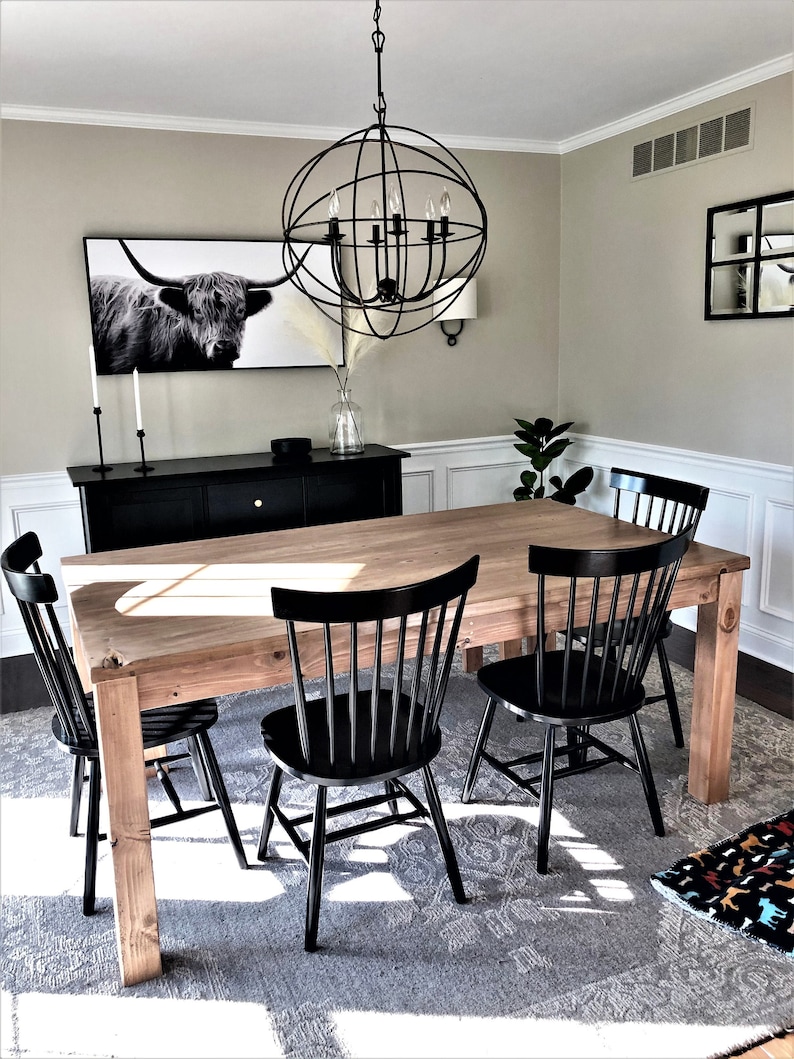 Rustic Dining Table Farmhouse Table Reclaimed Wood Barn - Etsy