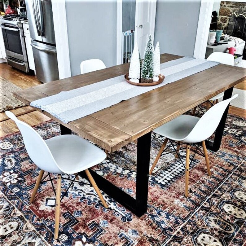 Rustic Dining Table Farmhouse Table Reclaimed Wood Barn - Etsy