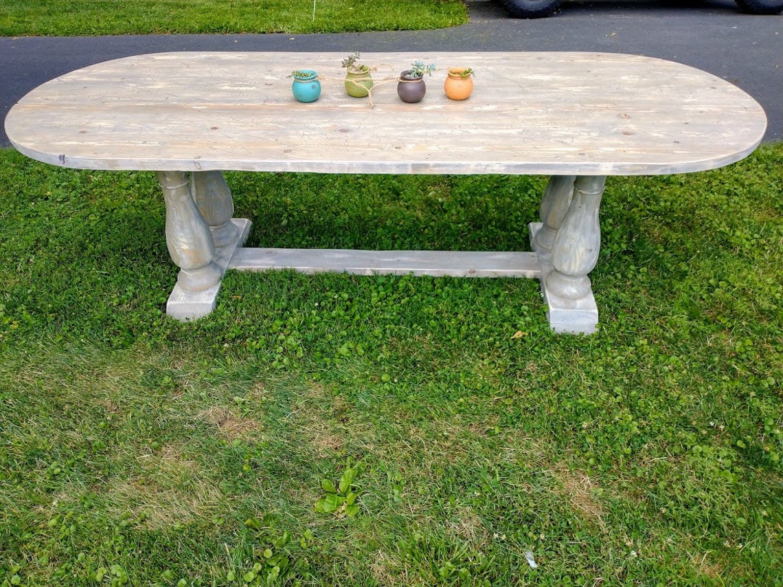 Dining Table Farmhouse Table Long Farm Table Custom Wood - Etsy