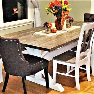 Rustic Dining Table Farmhouse Table Reclaimed Wood Barn - Etsy