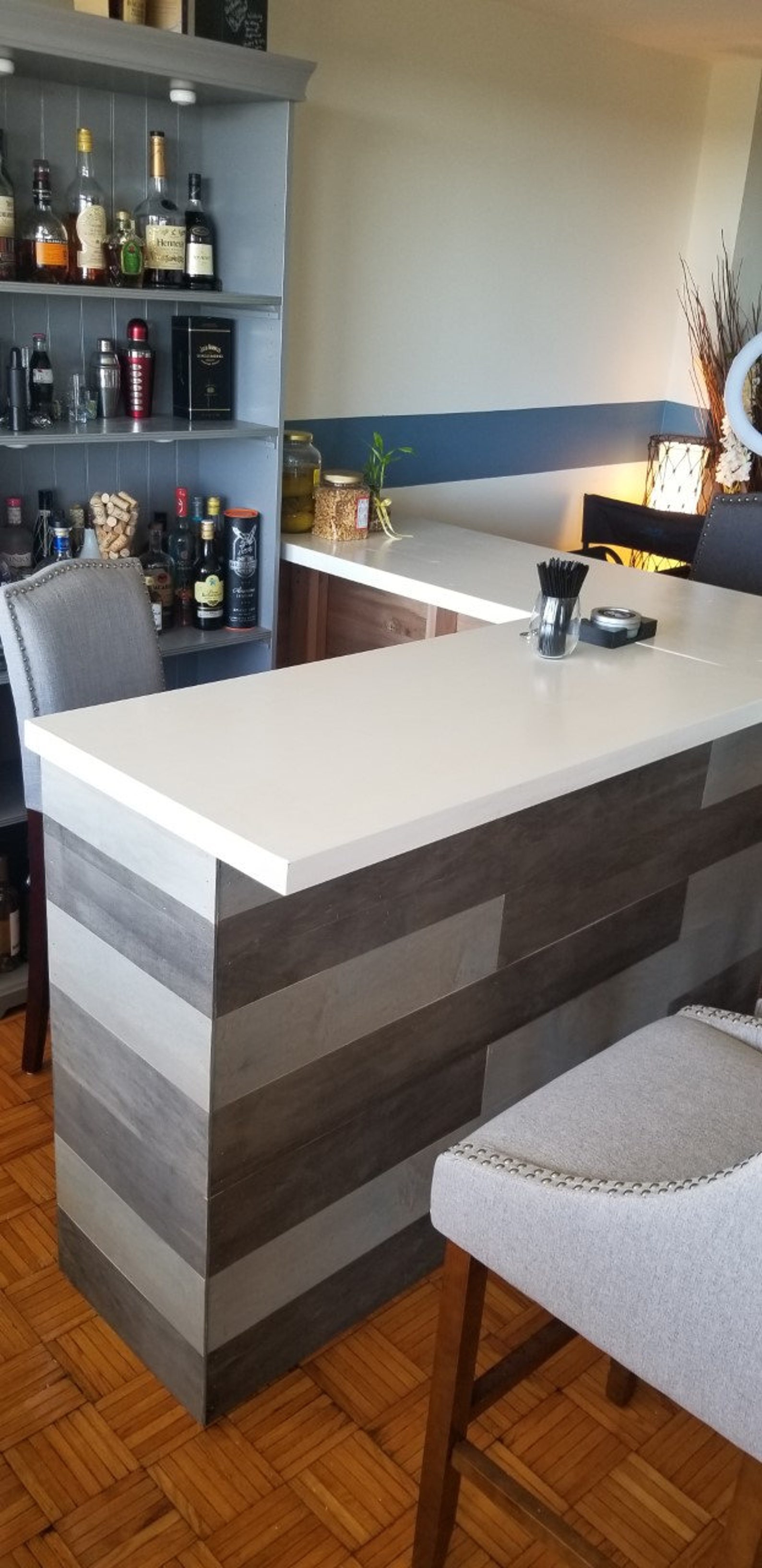 Rustic Bar Reception Desk - Etsy