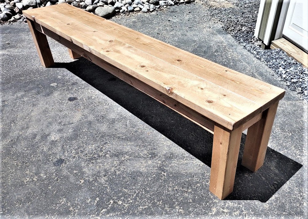 Rustic Farmhouse Bench, Farm Bench, Dining Room Set, Dining Room Set ...