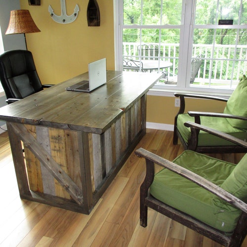 Rustic Bar Reception Desk - Etsy