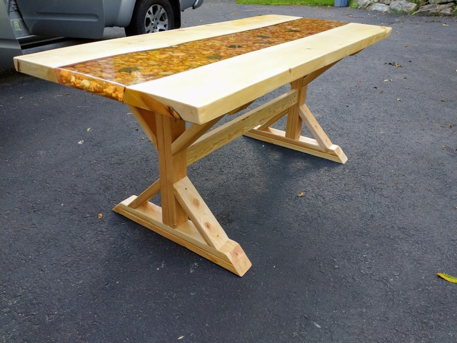 Live Edge Epoxy River Table - Etsy