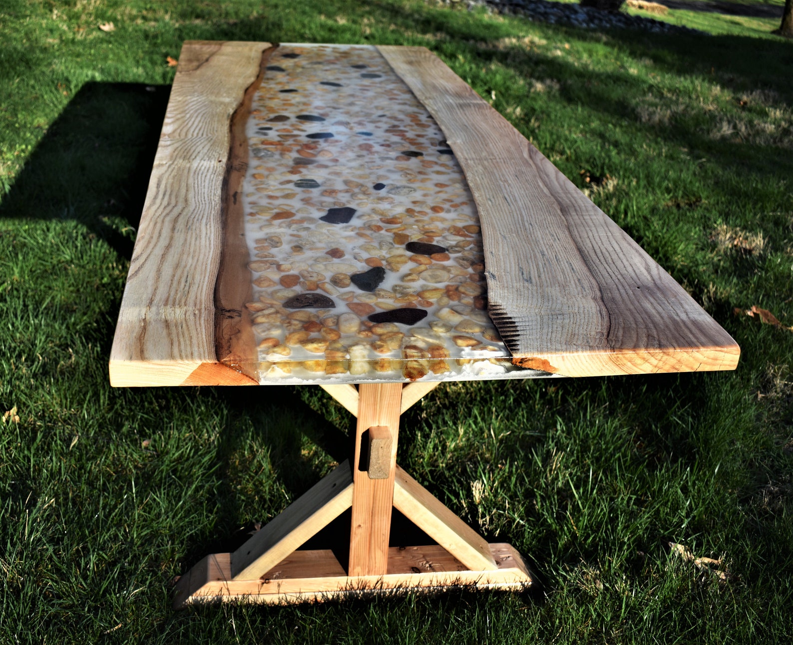 Live Edge Epoxy River Table - Etsy