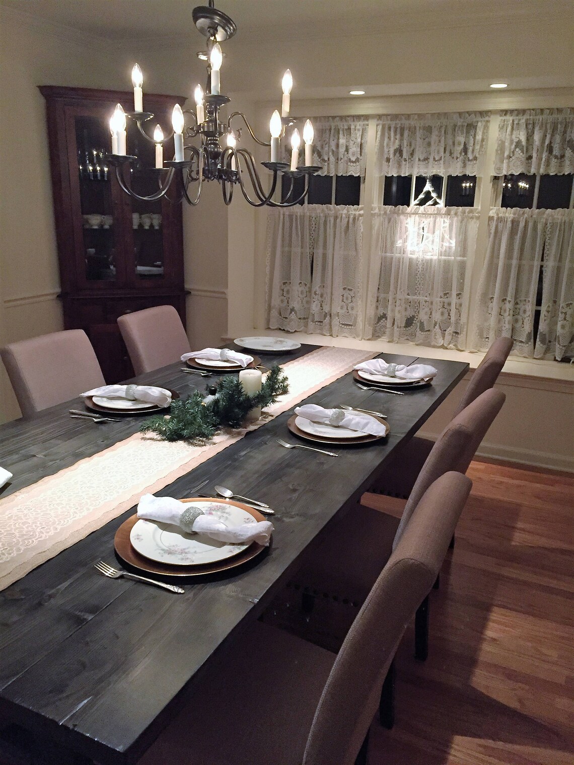 Extra Large Farmhouse Table Long Farm Table Custom Wood - Etsy