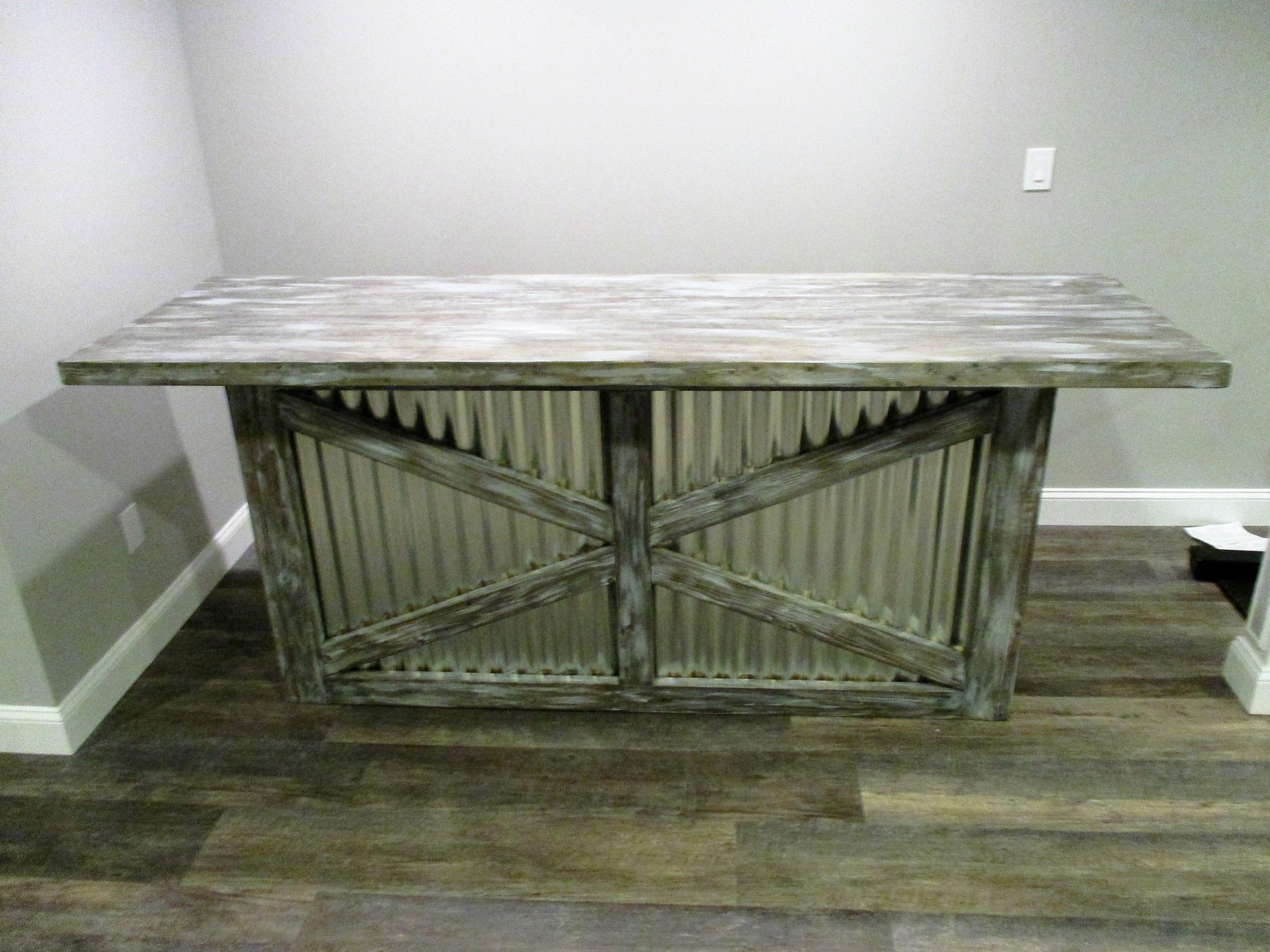 Rustic Bar Reception Desk - Etsy