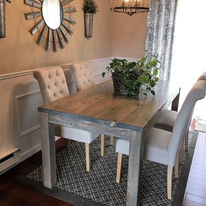 Extra Large Farmhouse Table, Long Farm Table, Custom Wood Table, Rustic ...