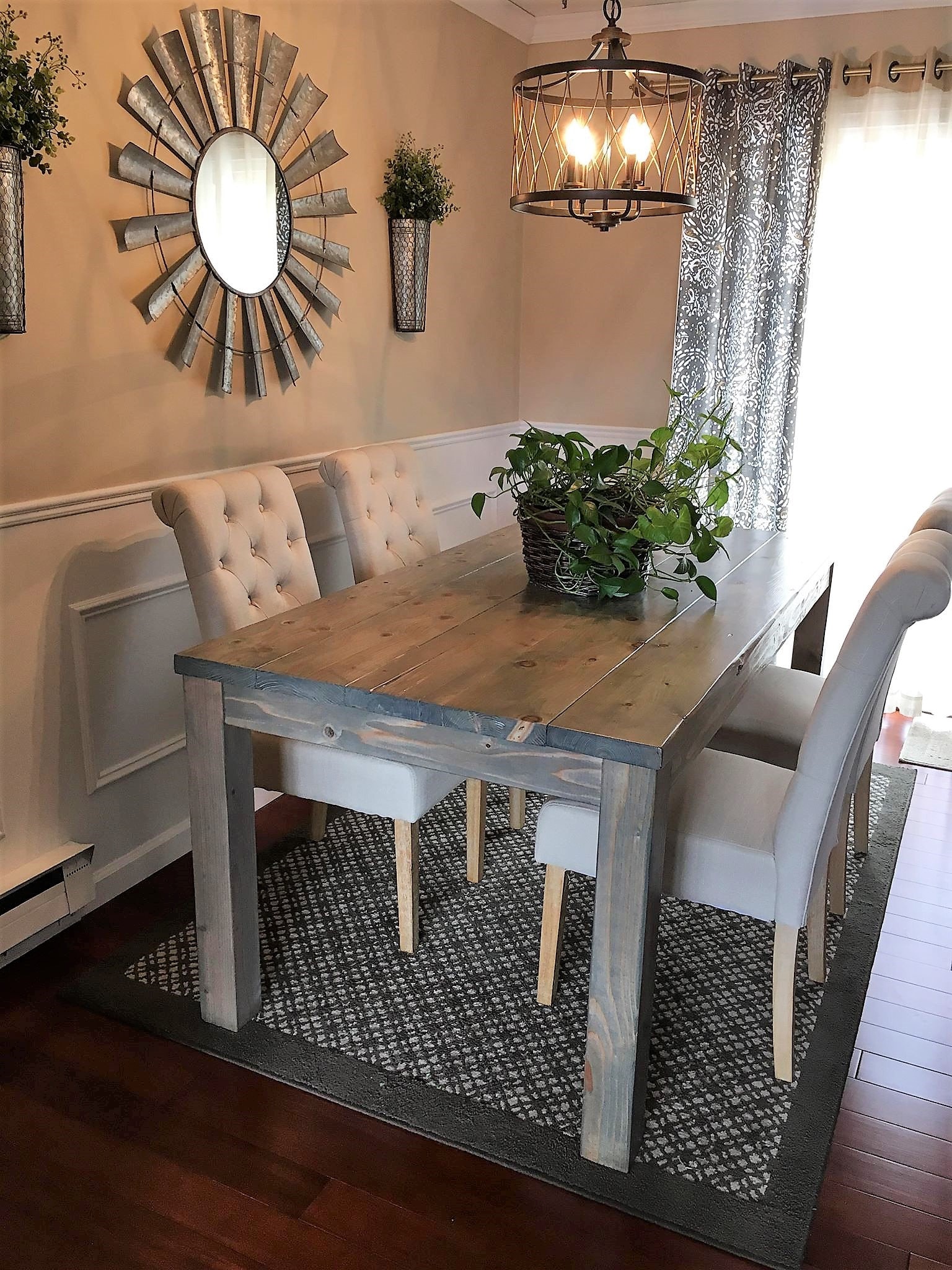 Extra Large Farmhouse Table Long Farm Table Custom Wood - Etsy Canada